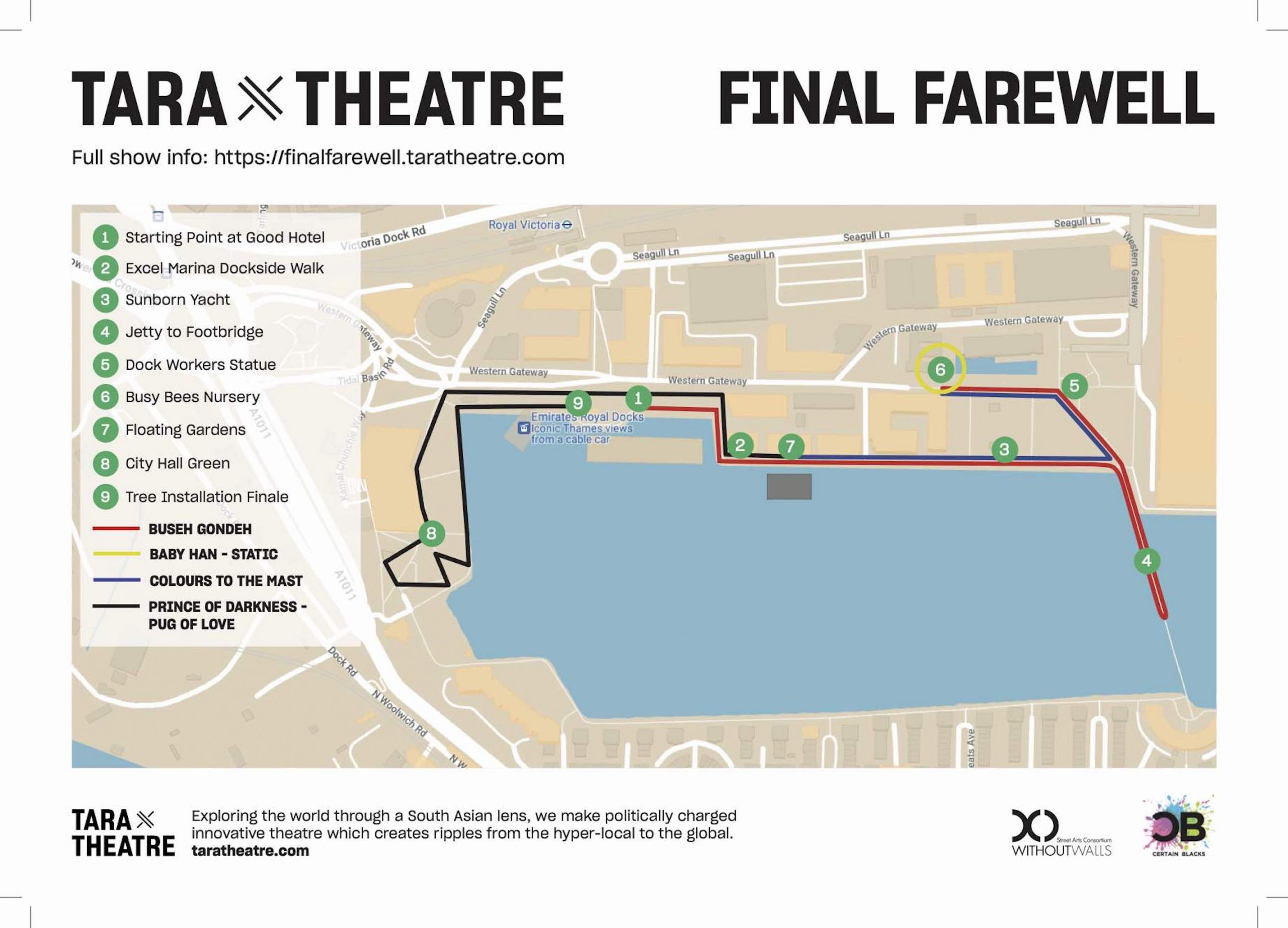 Tara Theatre – Final Farewell - Certain blacks
